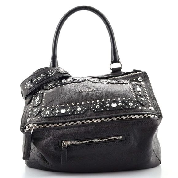 Givenchy | Bags | Givenchy Pandora Handbag Studded Leather Medium Black ...